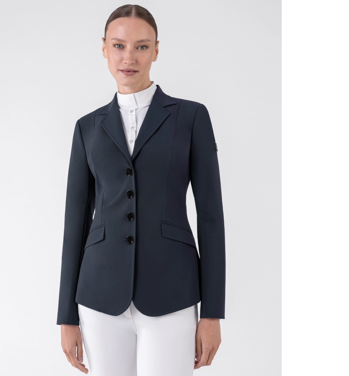 Equiline ELYSSA – Blue Women's Unlined Competition Jacket – Dapple EQ